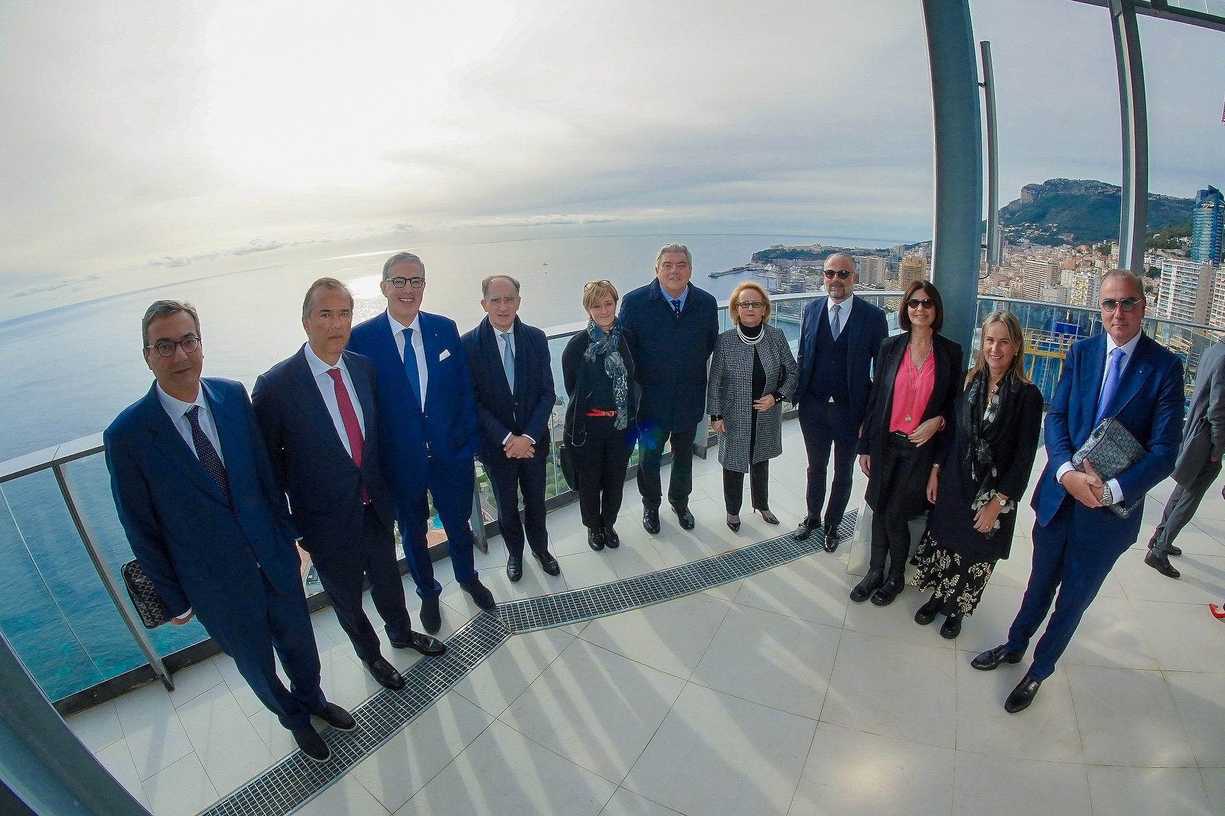 Visita del Ministro di Stato Monegasco alla Nuova Avveniristica Torre ...